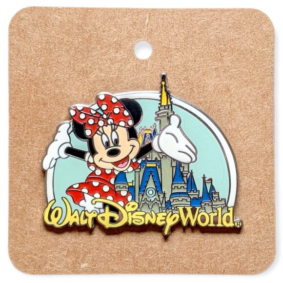 Disney | Accessories | Minnie Mouse Disney Pin Walt Disney World Castle ...